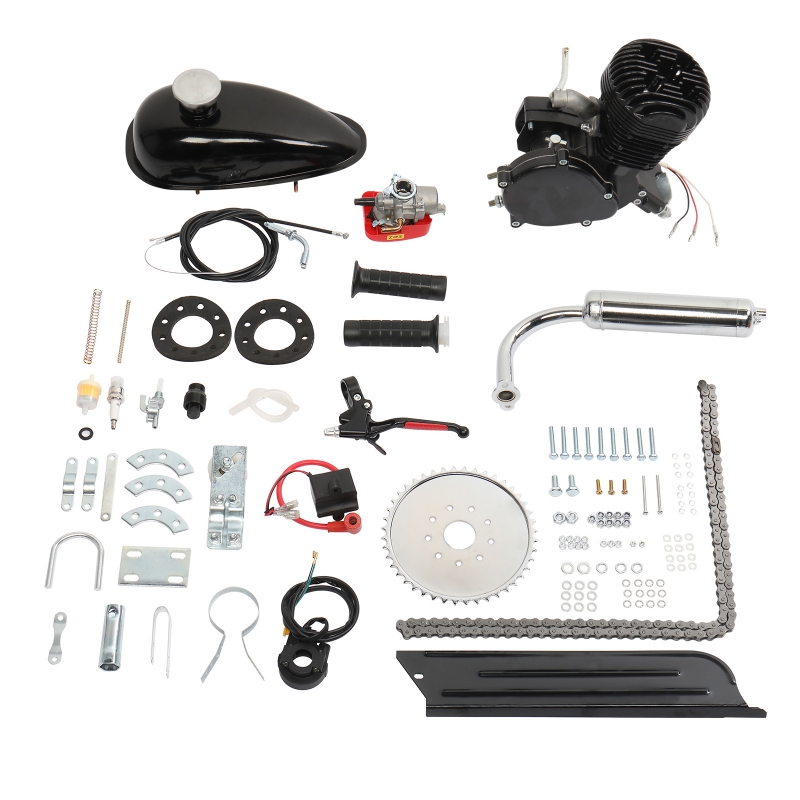 Ktaxon 100cc Powerful 2-Stroke Bicycle Motor Engine Gas Kit, Black - ktaxon