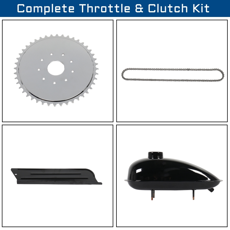 Ktaxon 80cc Powerful 2-Stroke Bicycle Motor Engine Gas Kit with ...