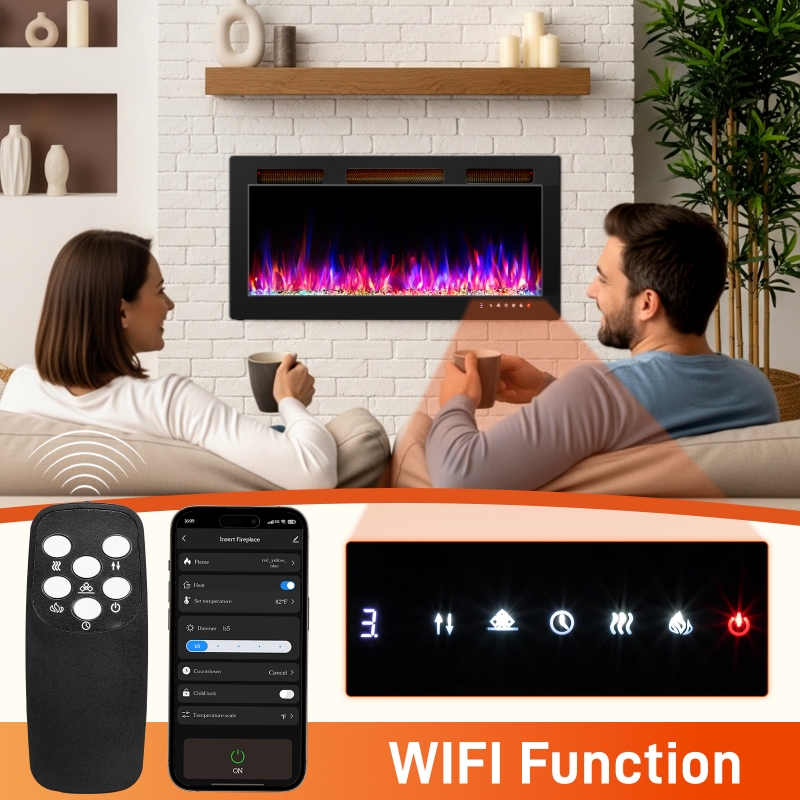 Ktaxon Wall Mounted Electric Fireplace - ktaxon