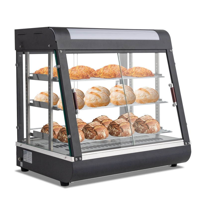 Ktaxon 26" Commercial Food Warmer Display Pizza Warmer, 3-Tier Electric ...