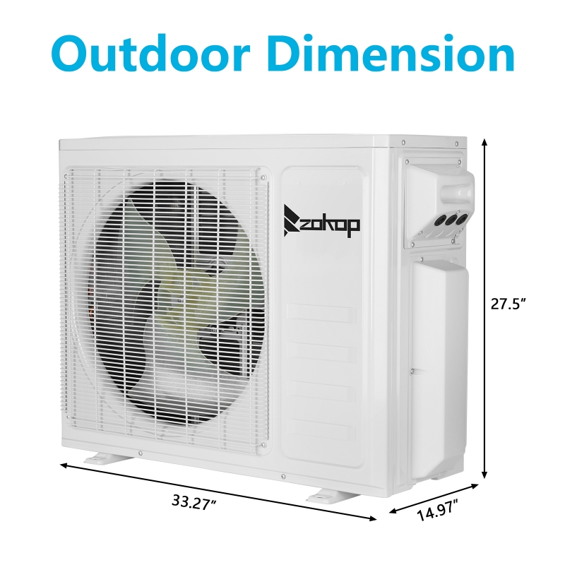 Ktaxon 12000BTU 19Seer Mini Split Air Conditioner Ductless Inverter ...