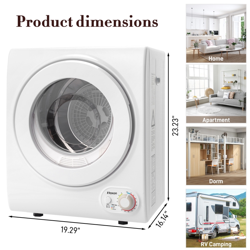 small dryer dimensions