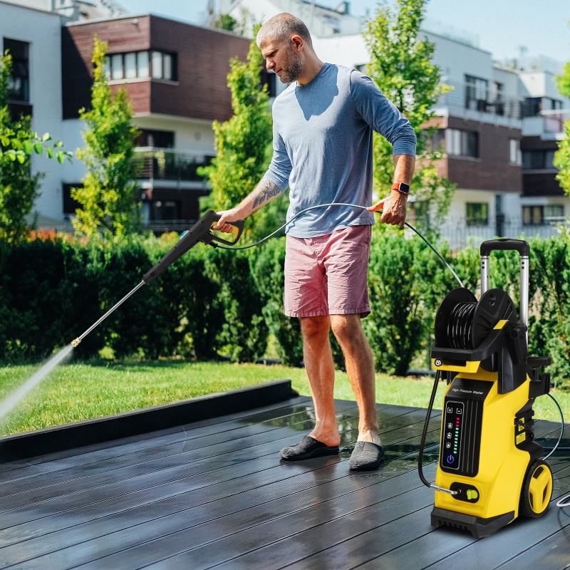 Ktaxon Adjustable High Pressure Washer, 3500PSI 2.6GPM Electric Power ...