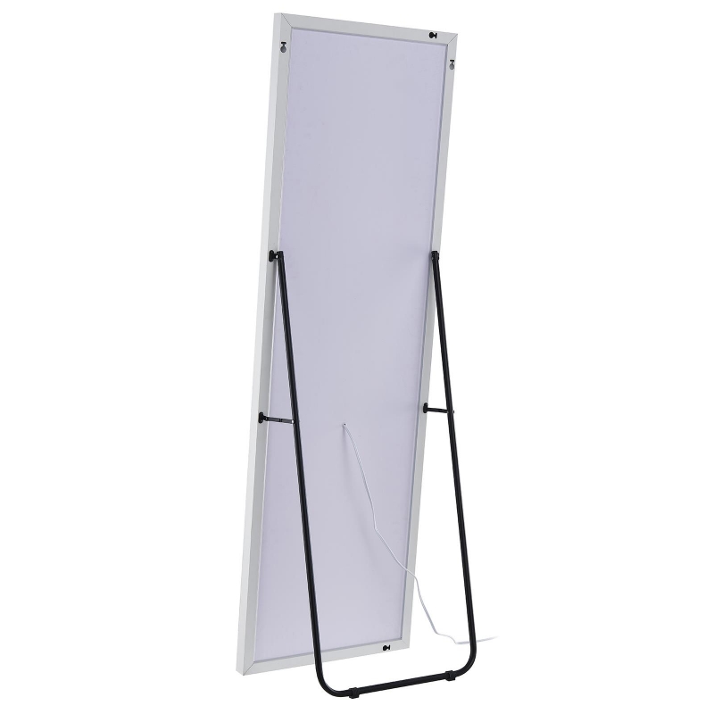 Ktaxon Full Length Mirror with LED Lights, Free Standing Tall Mirror ...