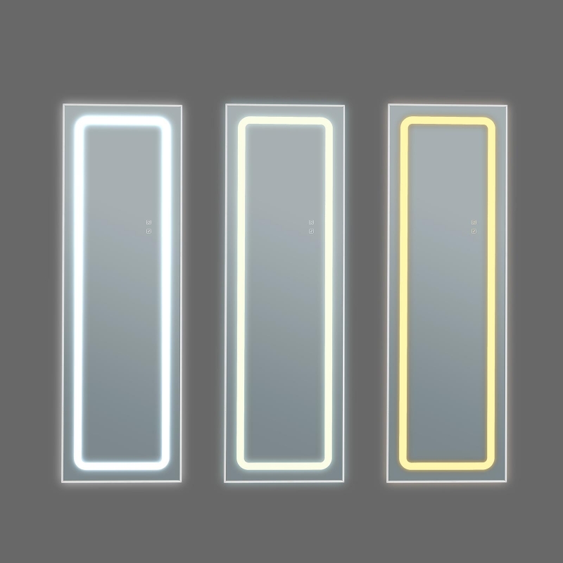 Ktaxon Full Length Mirror with LED Lights, Free Standing Tall Mirror ...