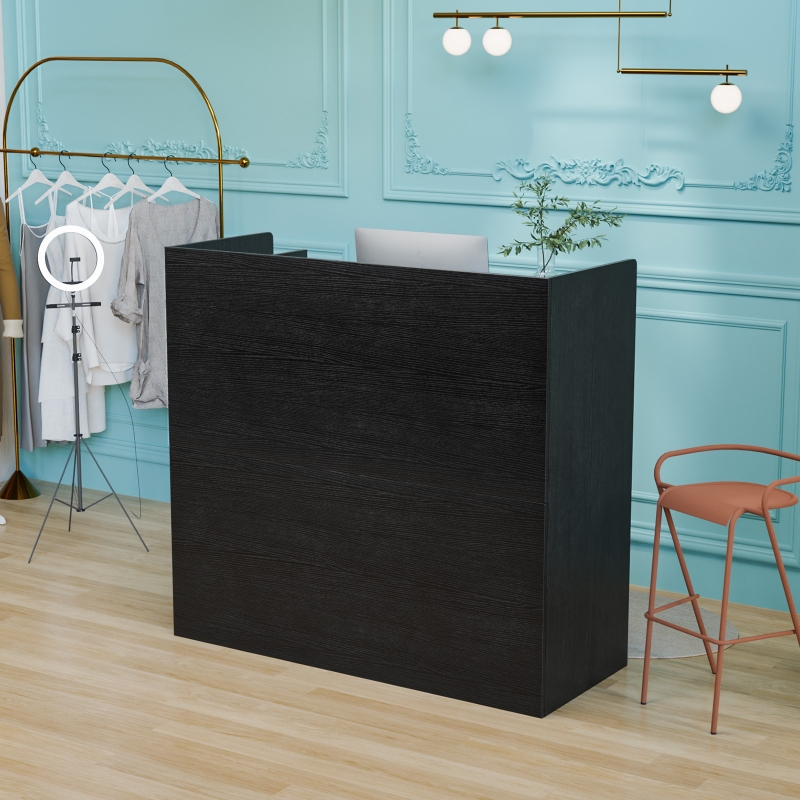 Ktaxon Front Reception Desk with Lockable Drawers, Salon Reception Room ...
