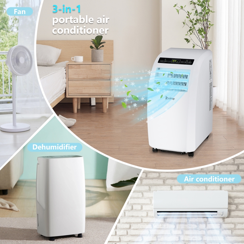 Ktaxon 12000 BTU Portable Air Conditioner & Dehumidifier Function ...