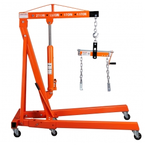 Ktaxon 2 TON Engine Motor Hoist Cherry Picker Shop Crane Lift Orange ...
