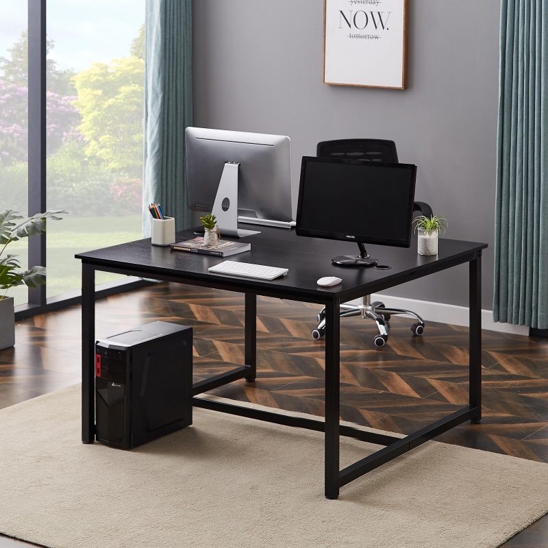 Ktaxon Home Office Extra Large Computer Desk, 47 x 47 inch Two Person ...